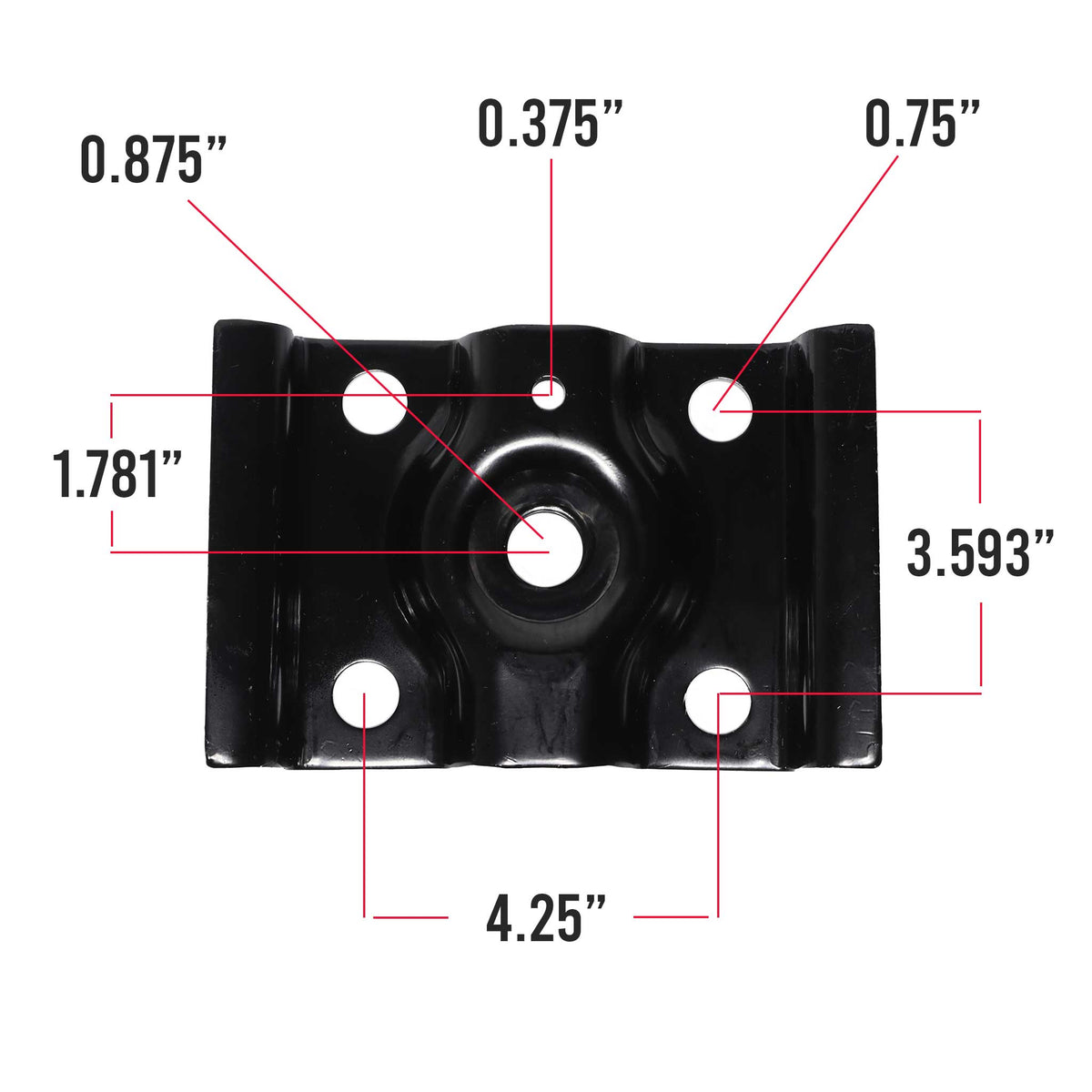 Ford E-Series U-Bolt Top Plate | M1913 | U-Bolt Store – U Bolt Store